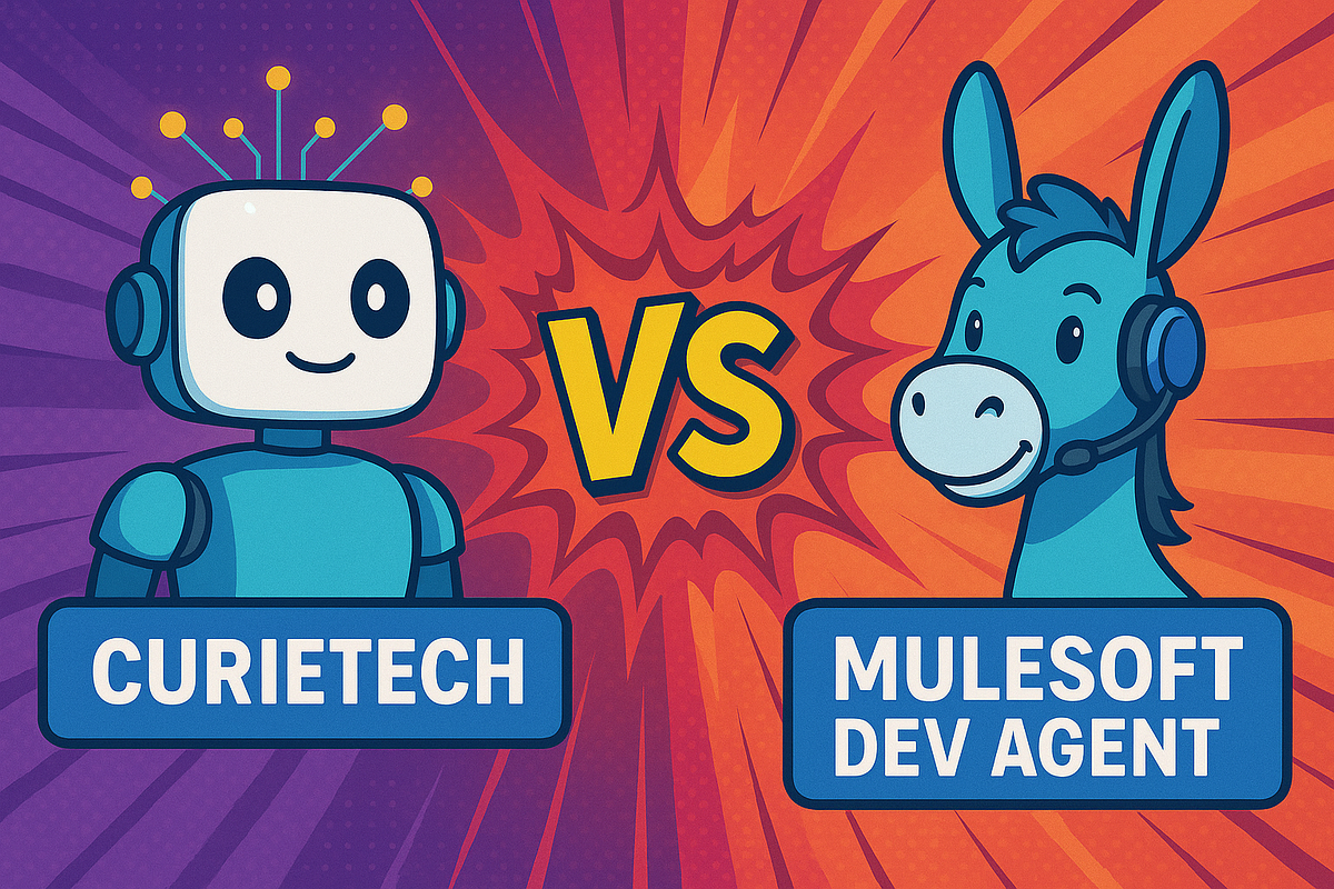 CurieTech AI vs MuleSoft Dev Agent | by Martina Huzanic | Medium