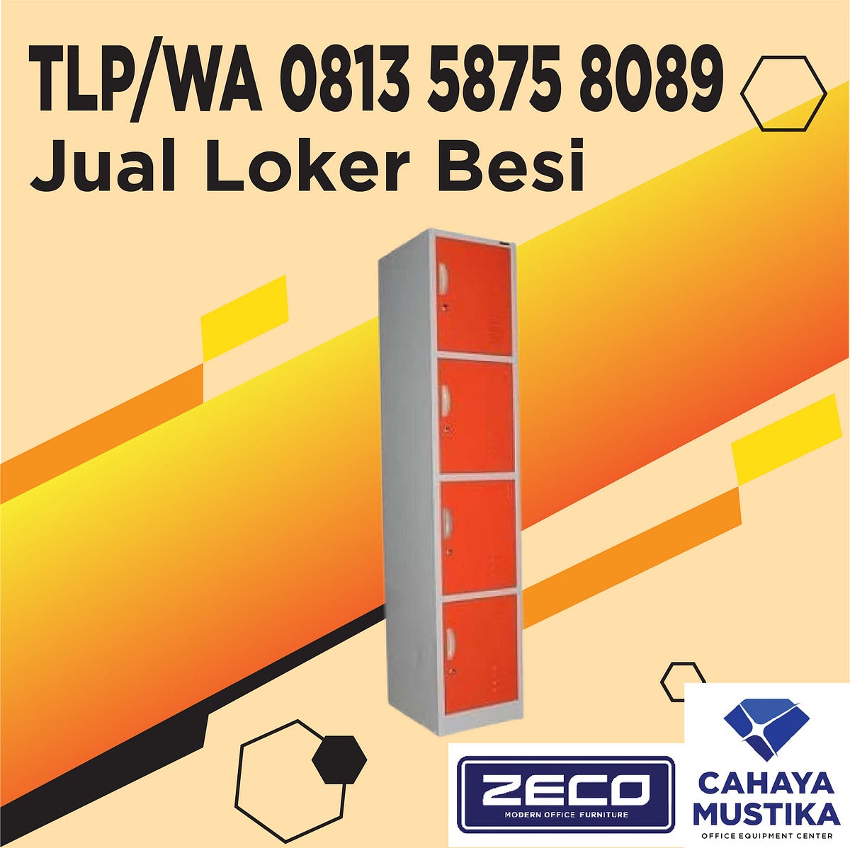 WA 0813–5875–8089, Jual Locker Besi 20 Pintu Zeco Pasuruan | by ...