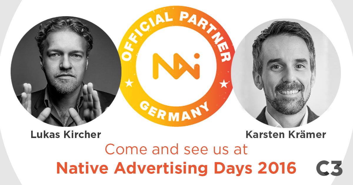 C3 und BurdaForward kooperieren mit Native Advertising Institute | by C3 Creative Code and ...