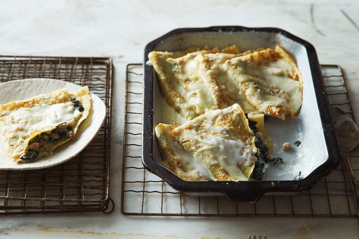 Crepes Italian Style with Kale and Guanciale | by Volpi Foods | Medium