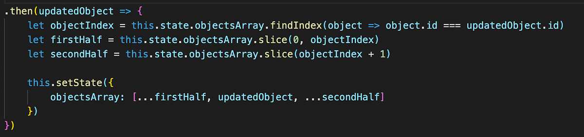 Updating State Post-PATCH in React | by Jenna Fritz | Medium