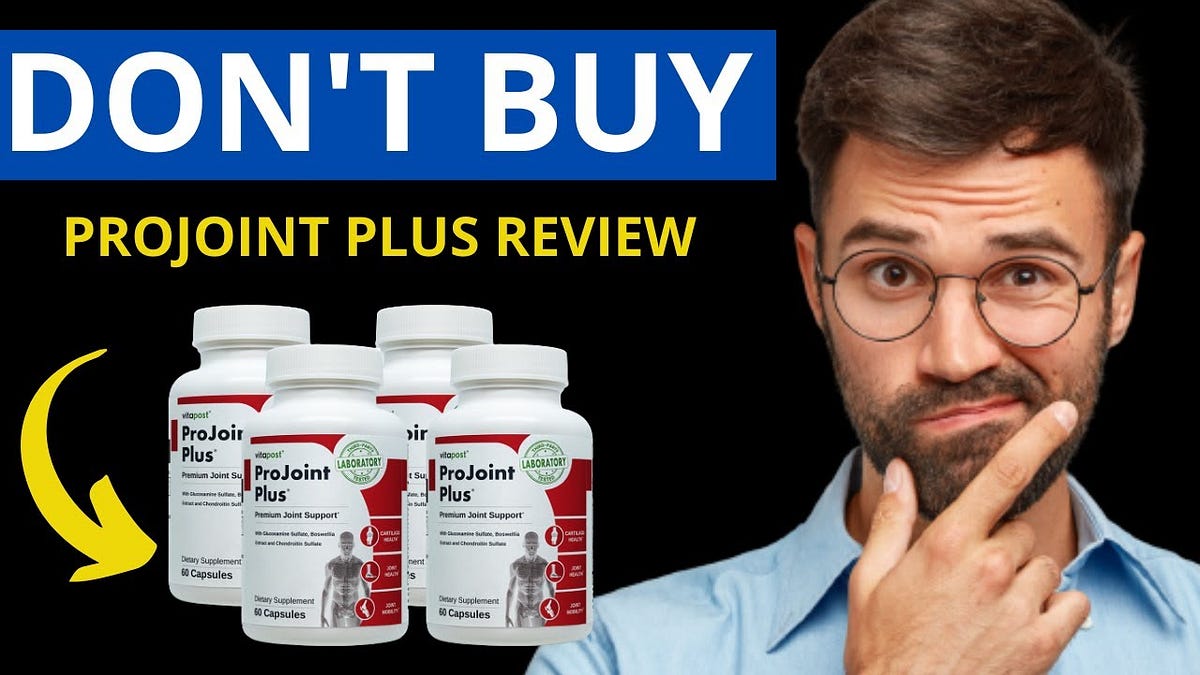 ProJoint Plus Reviews: Does It Remove Pain and Inflammation? | by ...