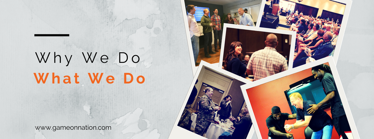Why We Do What We Do. At game on Nation, we do what we do to… | by ...