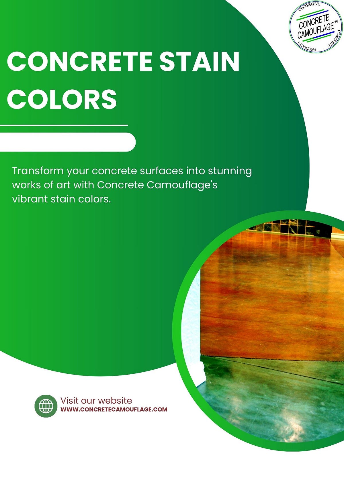 Concrete stain colorsTransform Your Concrete with Concrete Camouflage’s ...