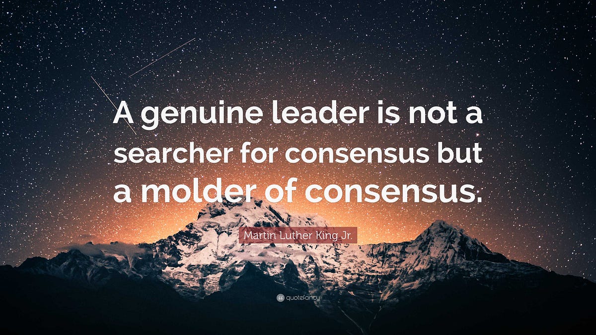 Consensus vs Compromise. An essential tool for a world of… | by arun ...