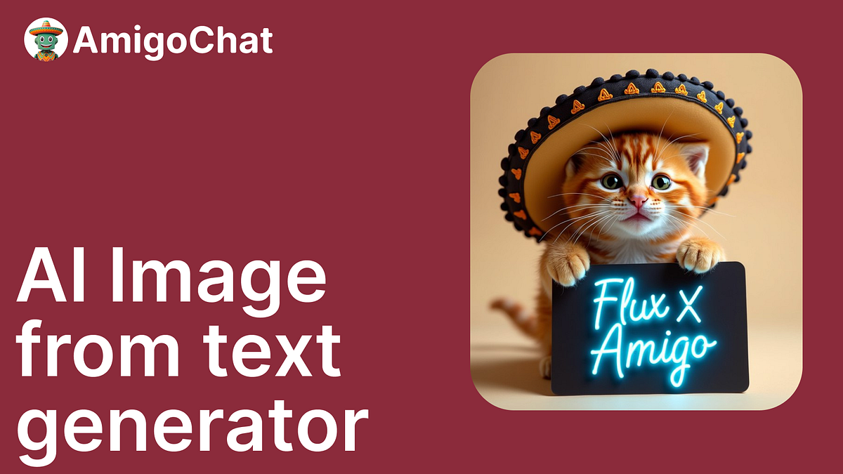 AmigoChat’s New AI Image Generator: Transform Words into Stunning Visuals | by AmigoChat | Oct ...