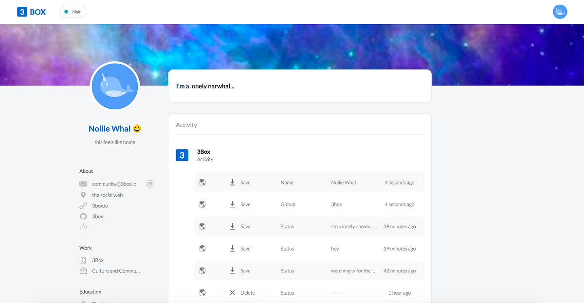 3Box Community Update: More Profile Fields, DDB Research, Local Cache | by 3Box Labs | 3Box Labs ...
