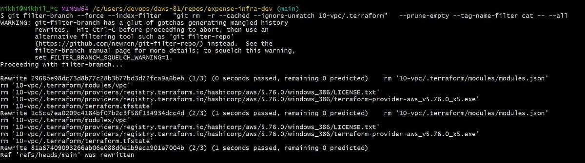 Git Tip Removing Large Files From Your Repository History By Nikhil