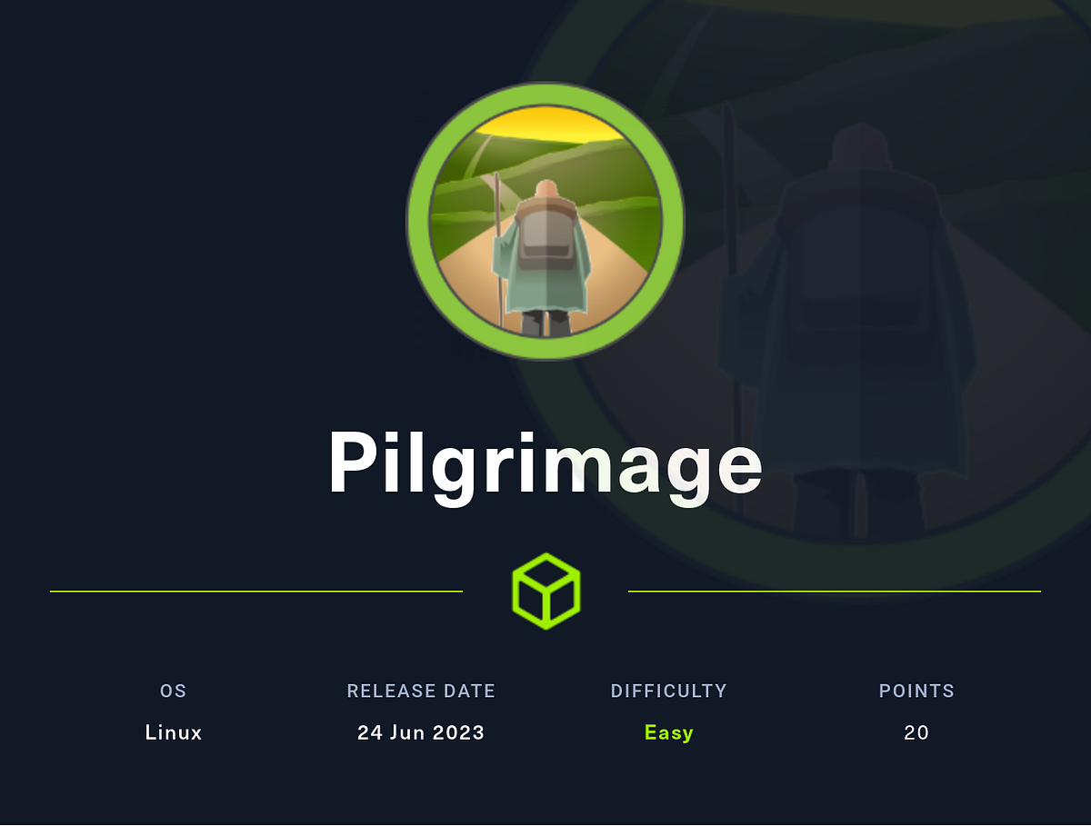 Pilgrimage HTB write up. Don’t leave your Git repository exposed | by Pr3ach3r | System Weakness