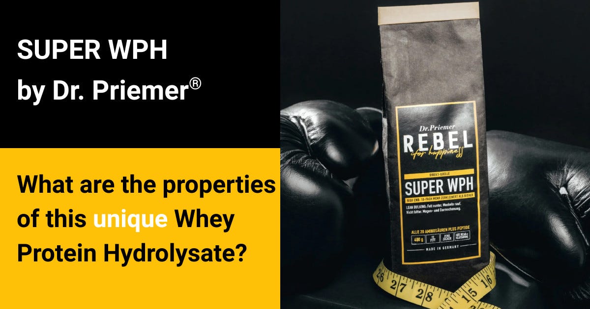SUPER WPH by Dr. Priemer — What are the properties of this unique Whey Protein Hydrolysate (WPH ...