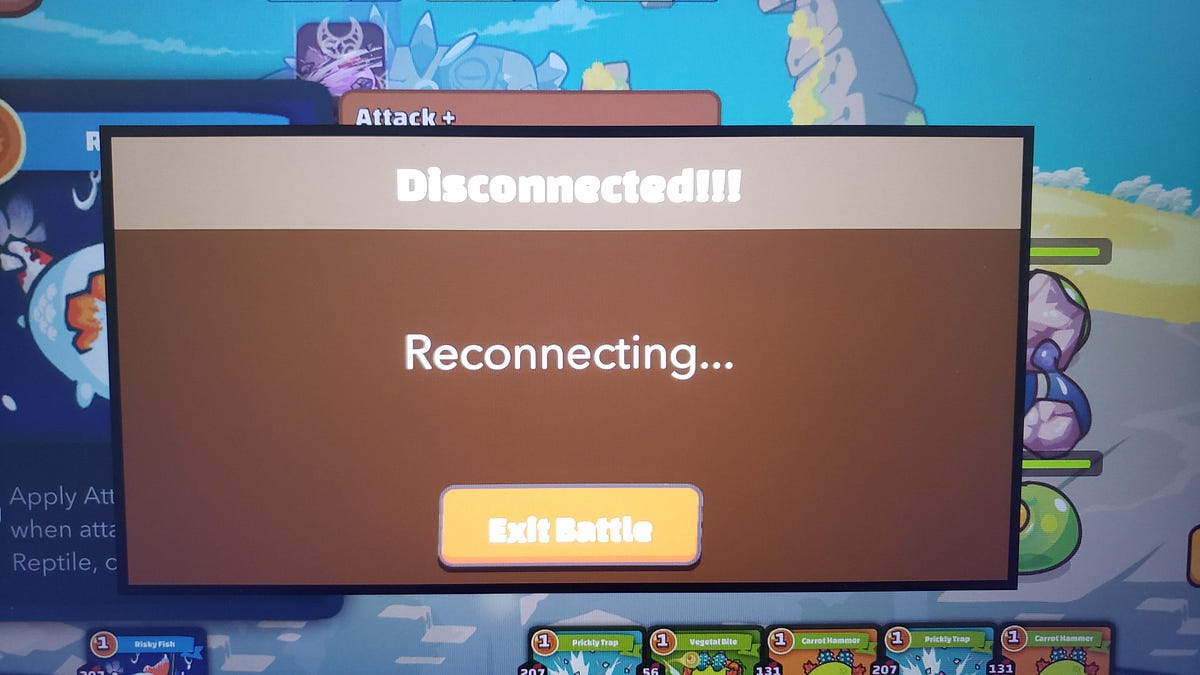 Disconnected problem in axie infinity — solution The solution to the ...