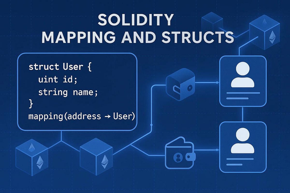 Mappings and Structs in Solidity: Building Blocks for Smart Contract Data | by Mrinalani | Mar ...
