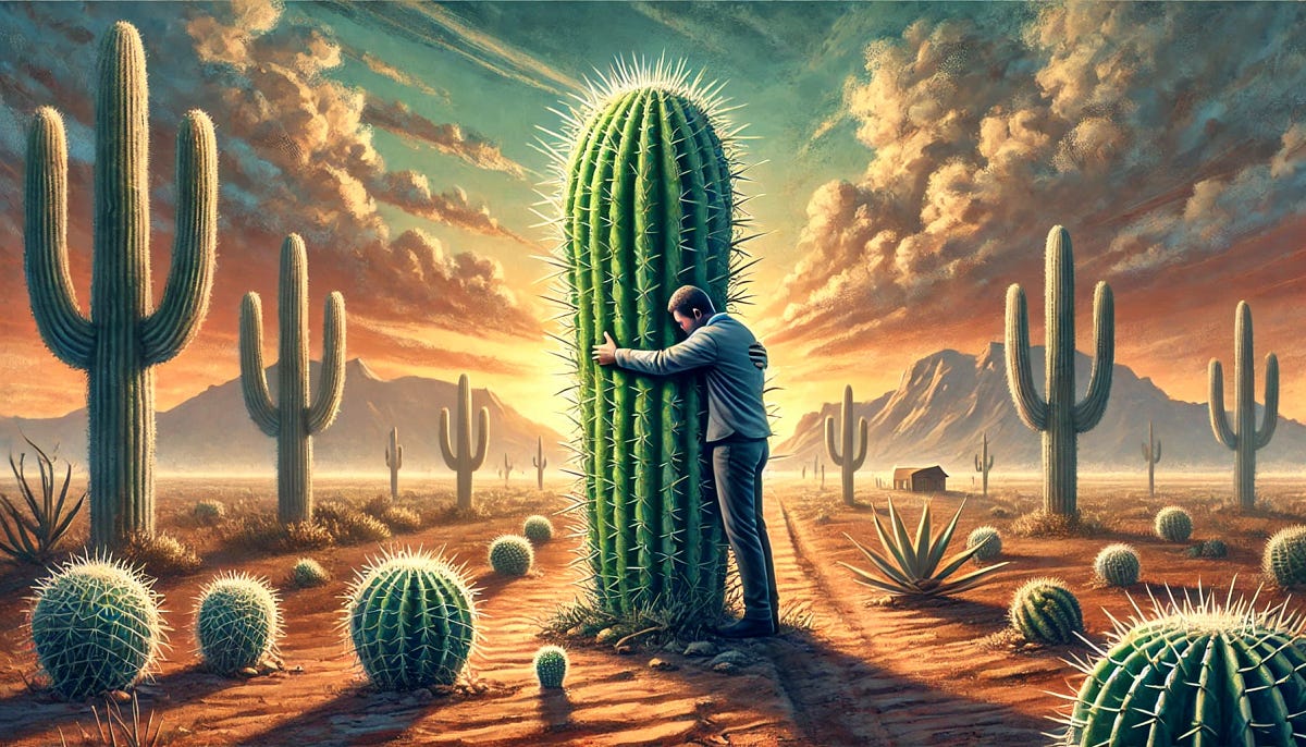 Hugging the Cactus. In life and in business, we are often… | by Aniket ...