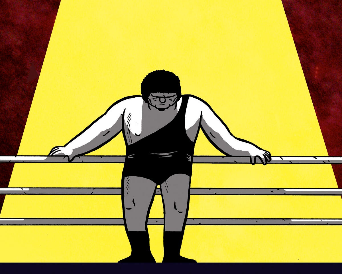 Andre the Giant: Life and Legend. At his peak, he weighed 500 pounds ...