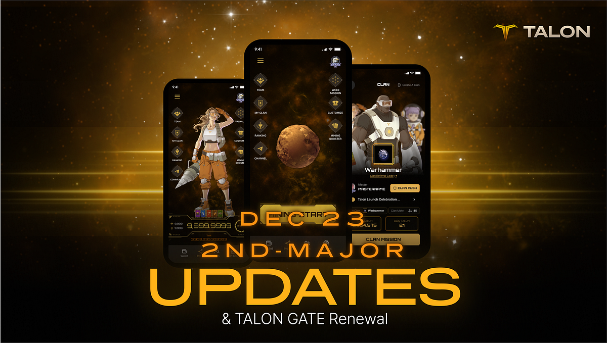 dd a topic…📢 TALON 2nd Major Update & TALON GATE Renewal — Dec 23 📢 ...