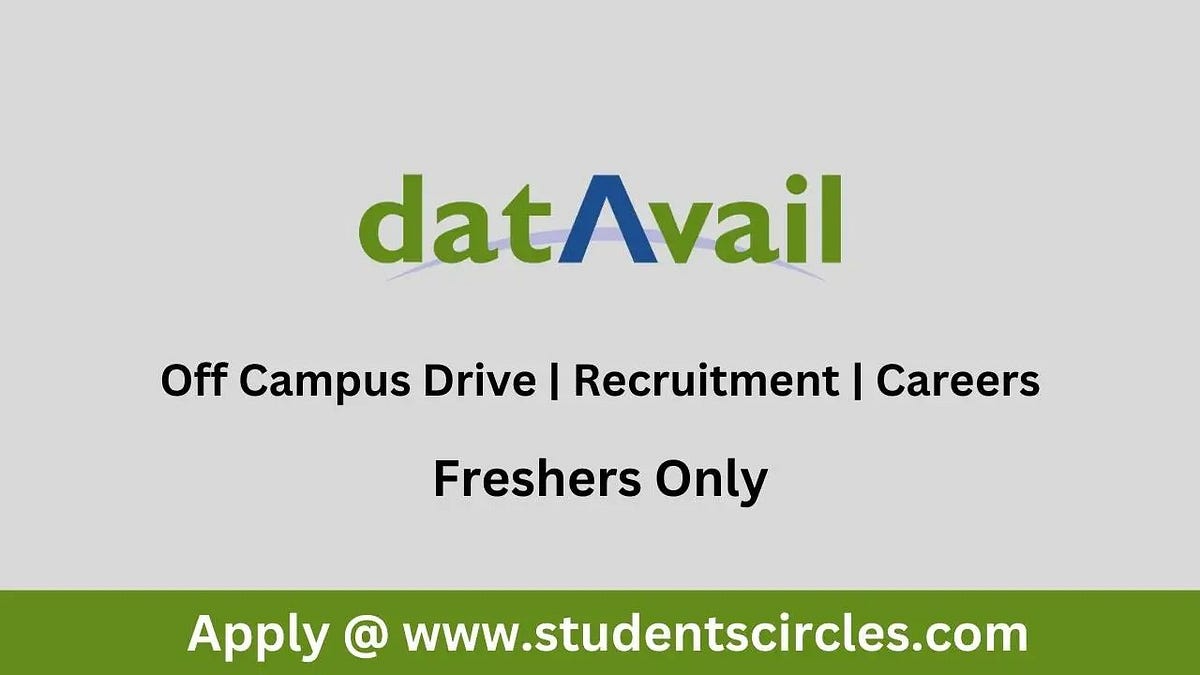 Datavail Off Campus Drive 2023 | Fresher | Direct Link | by V G Selvam ...