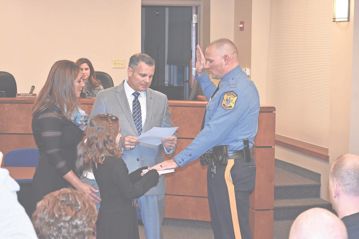 Four Mantua police officers promoted | by Sean Devlin | The Mantua Sun ...
