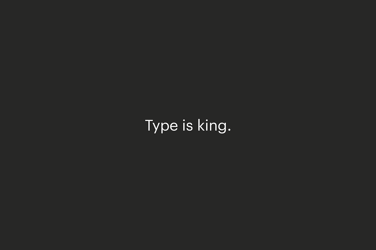 The typography showcase month.. As more and more design studios make ...