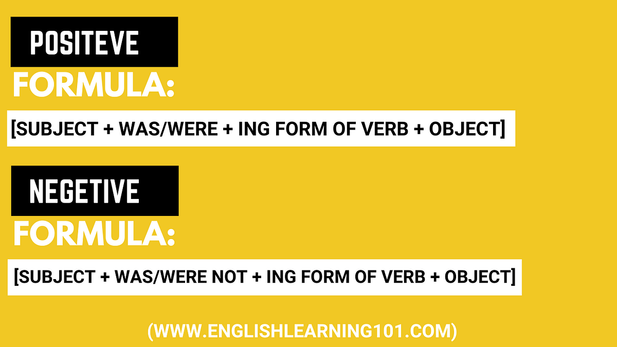 Past Continuous Tense Formula Examples English Tenses Englis Past Continuous Tense Formula Examples English Tenses Englis