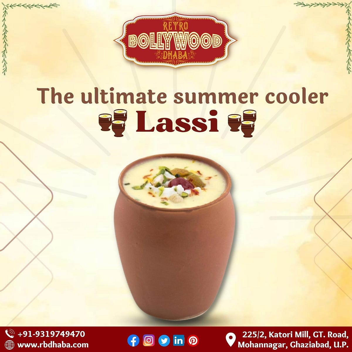 Lassi! - Retro Bollywood Dhaba - Medium