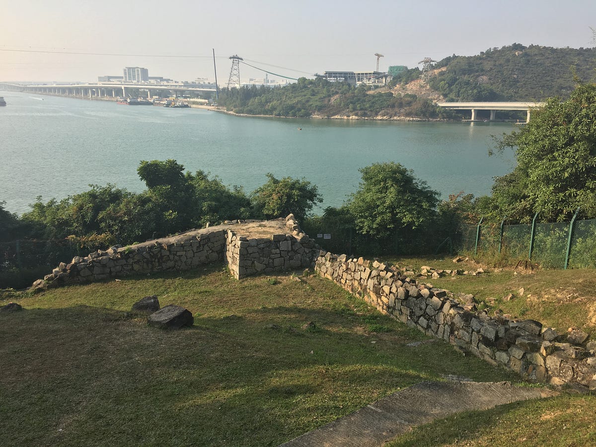 Hong Kong — Tung Chung Gun Battery 東涌小炮台 and Fu Tei Wan Lime Kiln, Tung ...