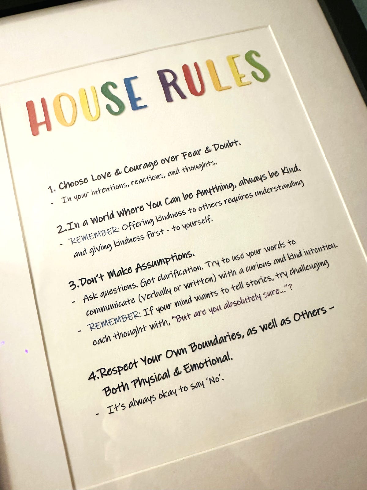 A List of House Rules for the Not-So-Ordinary Family. | by Gigi Stella ...