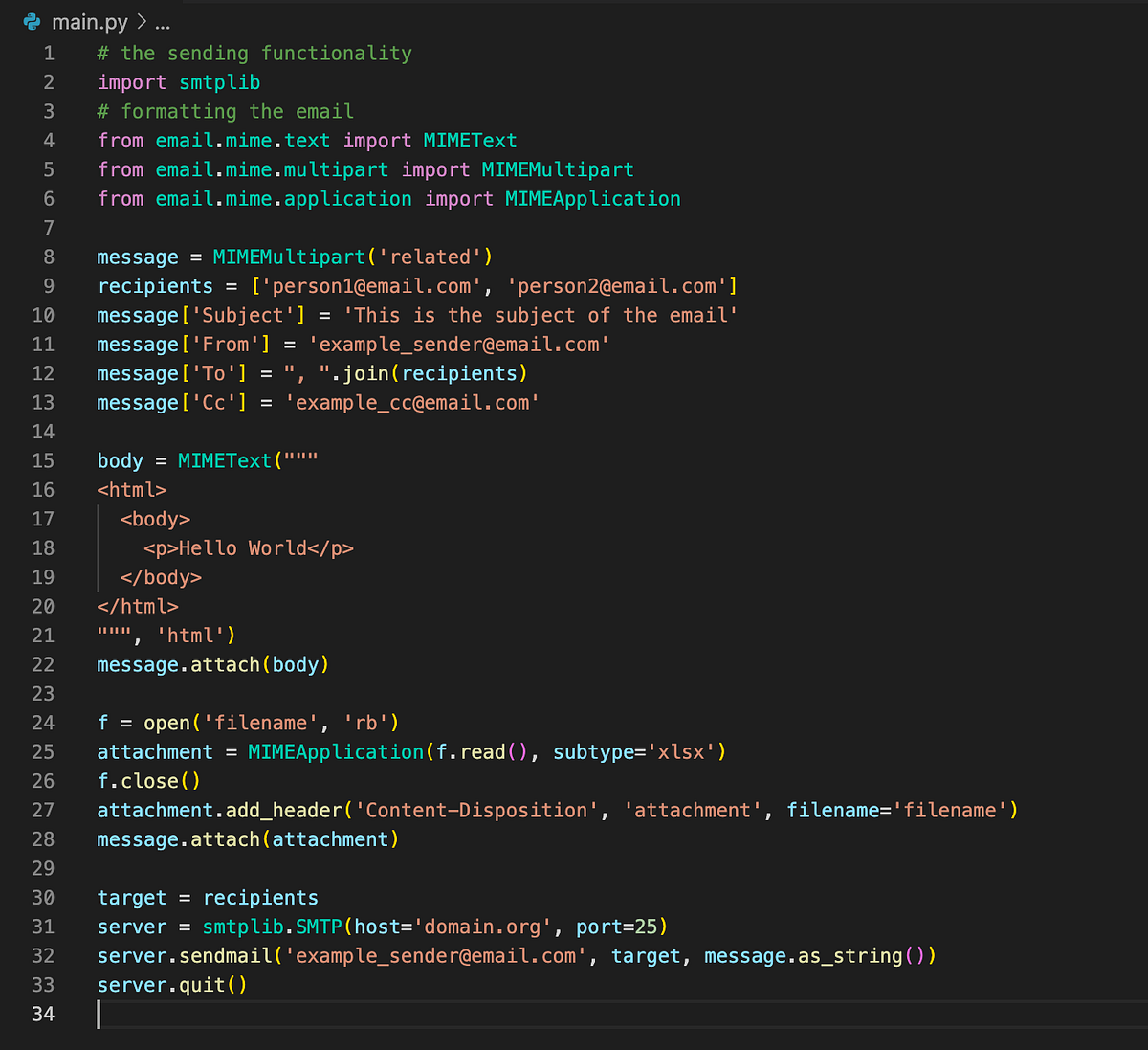 Send an email with Python. So you want to send an email with… | by ...