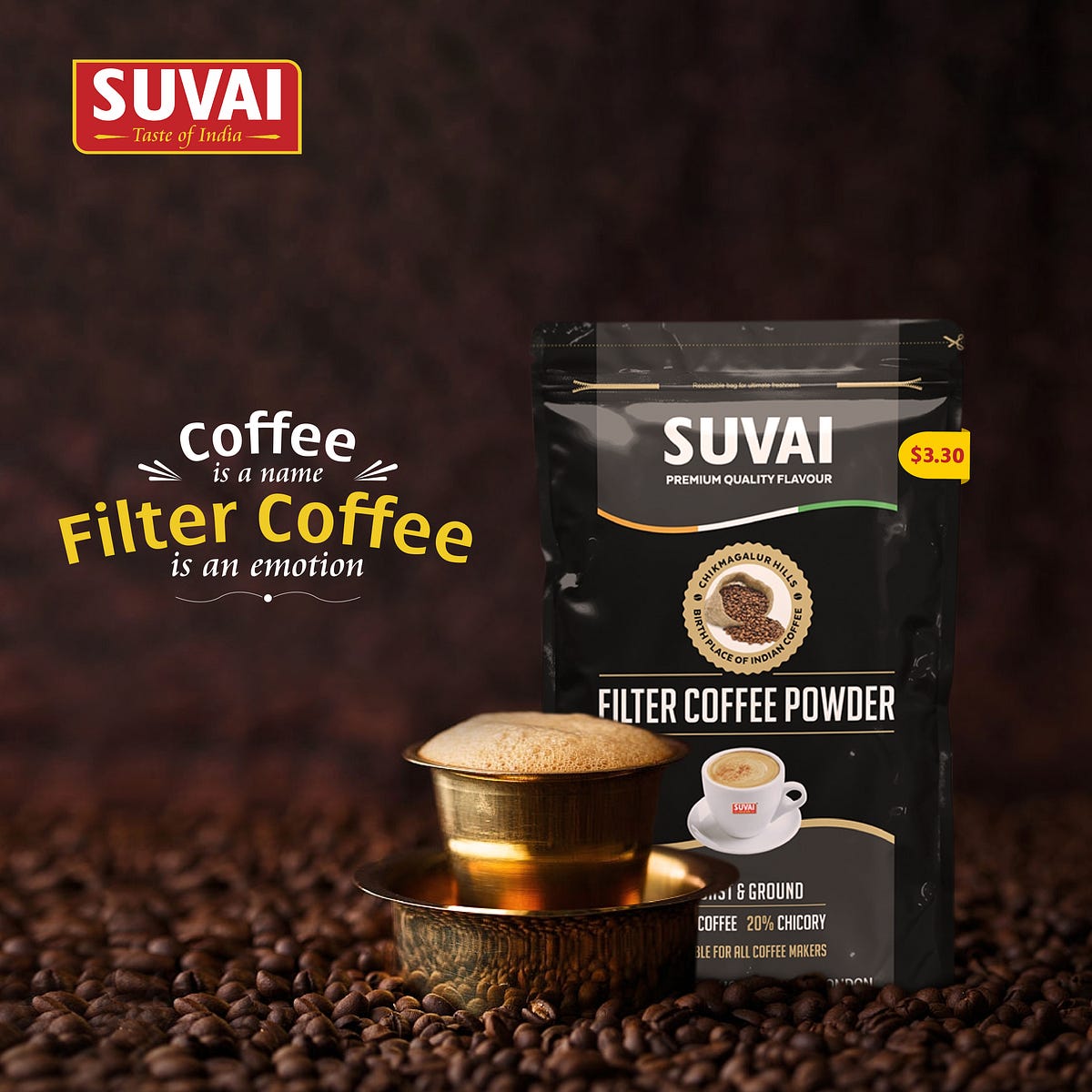 Shop Suvai Coffee, Tea (chai) & Hot Drinks Online in Singapore - Suvai ...