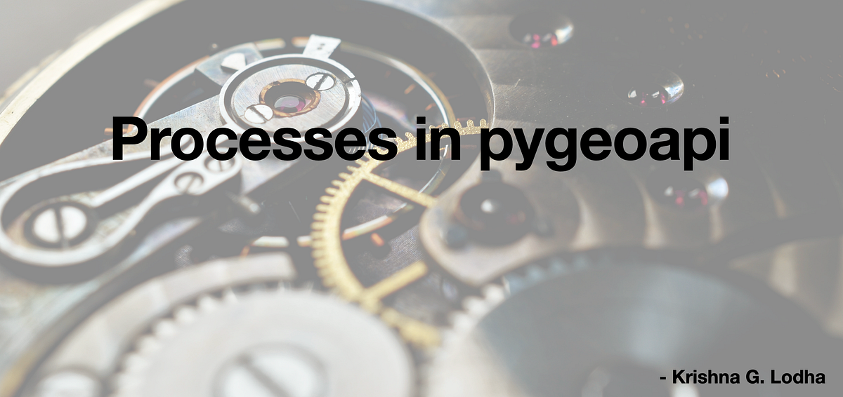 Create OGC API Processes in pygeoapi | by Krishna G. Lodha | geobeyond | Medium
