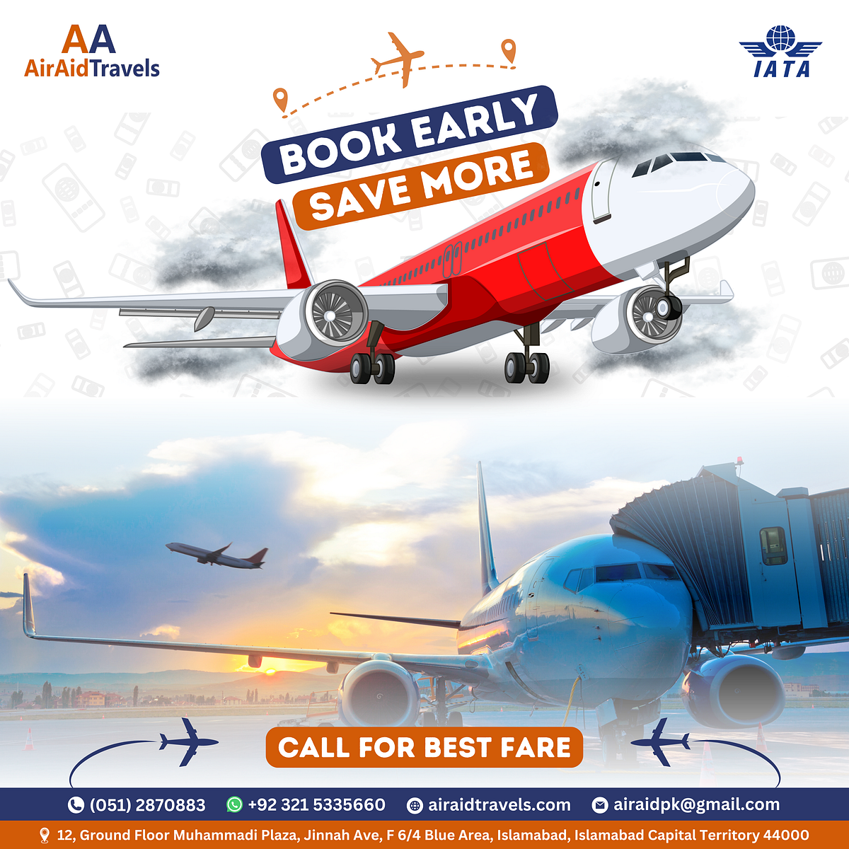Unlock Big Savings: Book Early & Secure the Best Fares Today! - Air Aid Travels - Medium