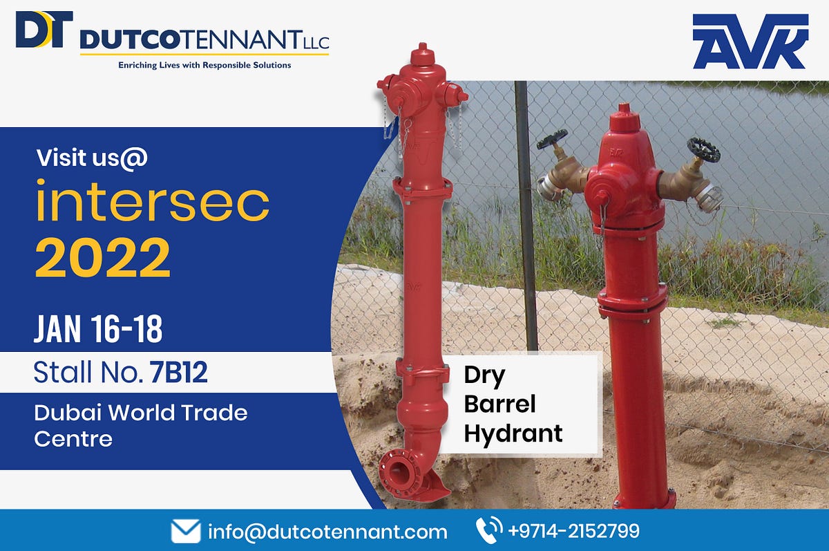 The dry barrel hydrants offer easy access of water supply to ...