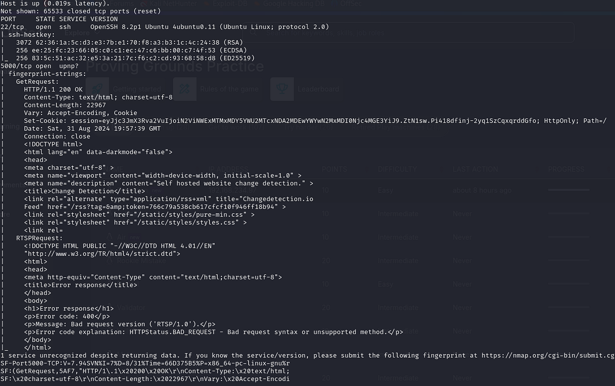 Proving grounds Detection (OSCP-Prep) | by zero | Aug, 2024 | Medium