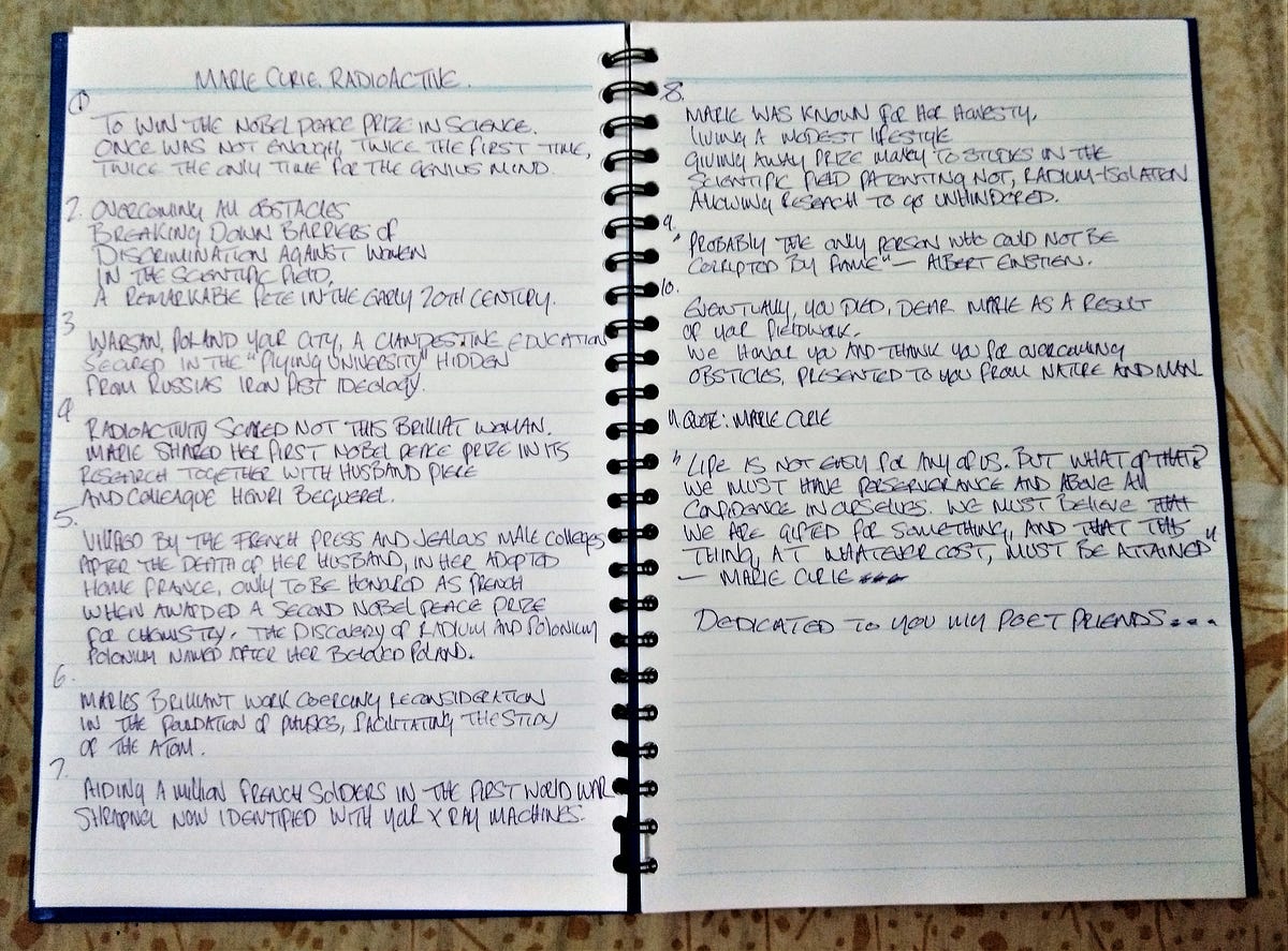 Marie Curie Radioactive. A response to paper poetry prompt #6… | by ...