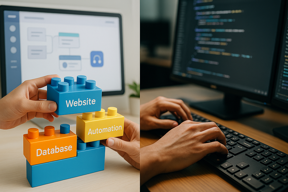 No-Code vs. Traditional Coding. So, Which One’s Gonna Make You a… | by Rich Brown | Bits ...