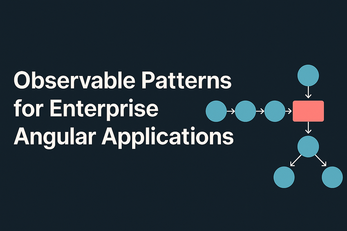 Angular Observable Patterns for Enterprise Apps | Medium