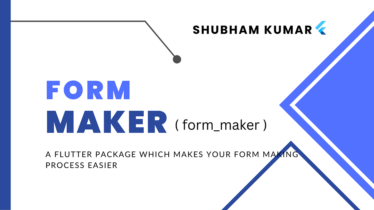 Create Signup Form in Flutter with form_maker | by Shubham Kumar | Medium
