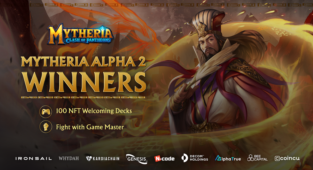 🏆 [ALPHA 2] WINNER LIST IS HERE, CHECK NOW! | by Mytheria | Medium