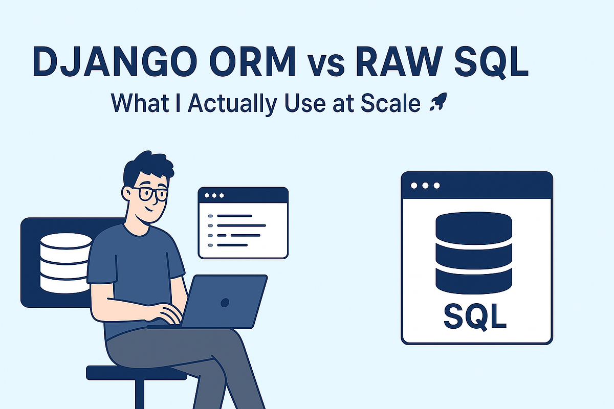 Django ORM vs Raw SQL — What I Really Use at Scale 🚀 | by Dipak Pawar | Sep, 2025 | Medium