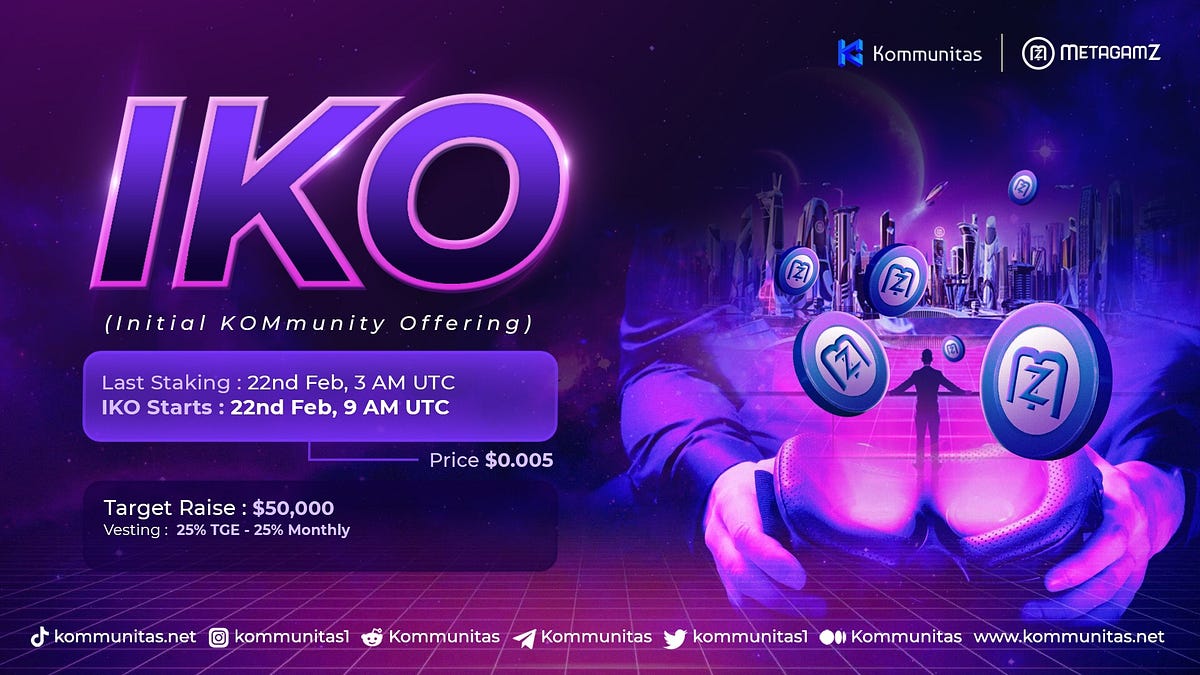 Kommunitas x MetaGamz IKO Details | by Kommunitas Official | Medium