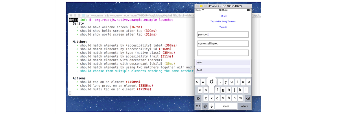 React Native e Detox. Criando testes E2E para simular seu… | by Eduardo ...