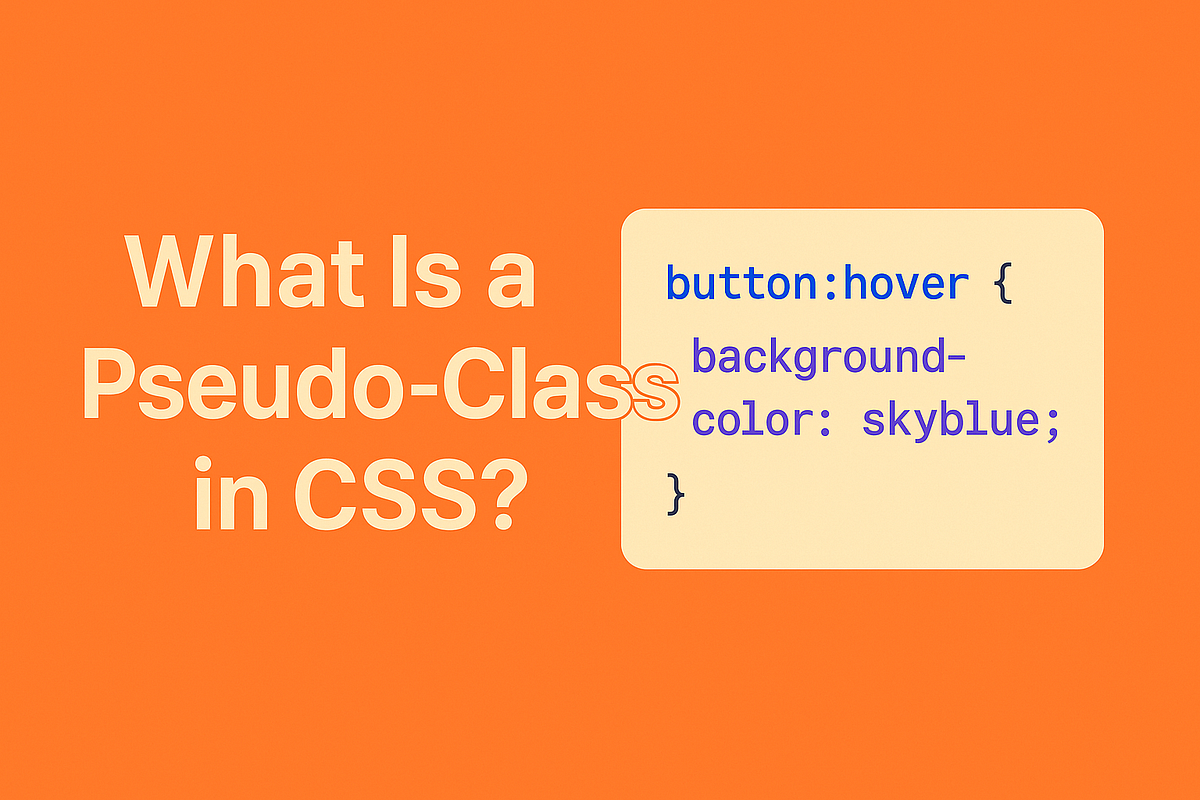 What Is a Pseudo-Class in CSS? A Complete Beginner’s Guide With ...