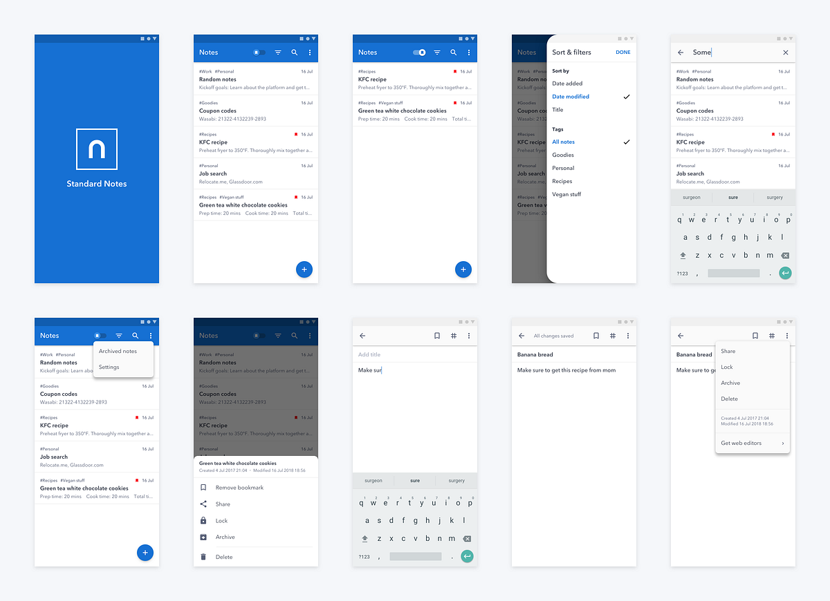 Redesign concept: Standard Notes for Android | by Zsolt Szilvai | NYC ...