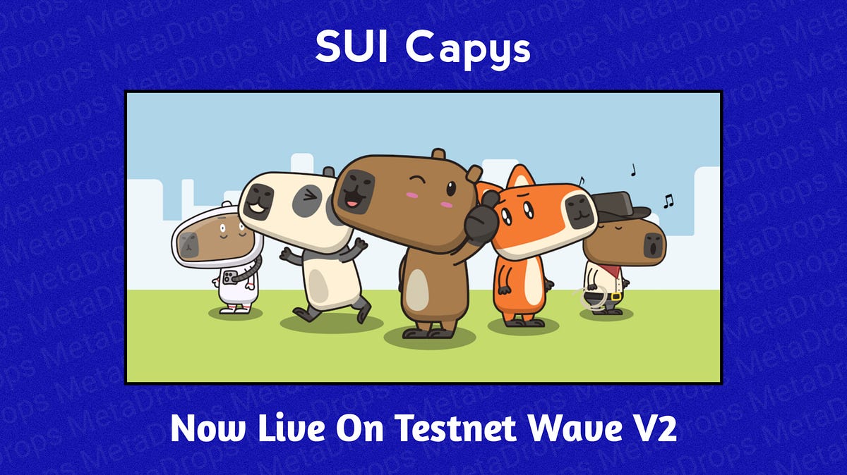 Heads up! Capys running on Sui testnet wave 2 ! | by Alpha Degens | Medium