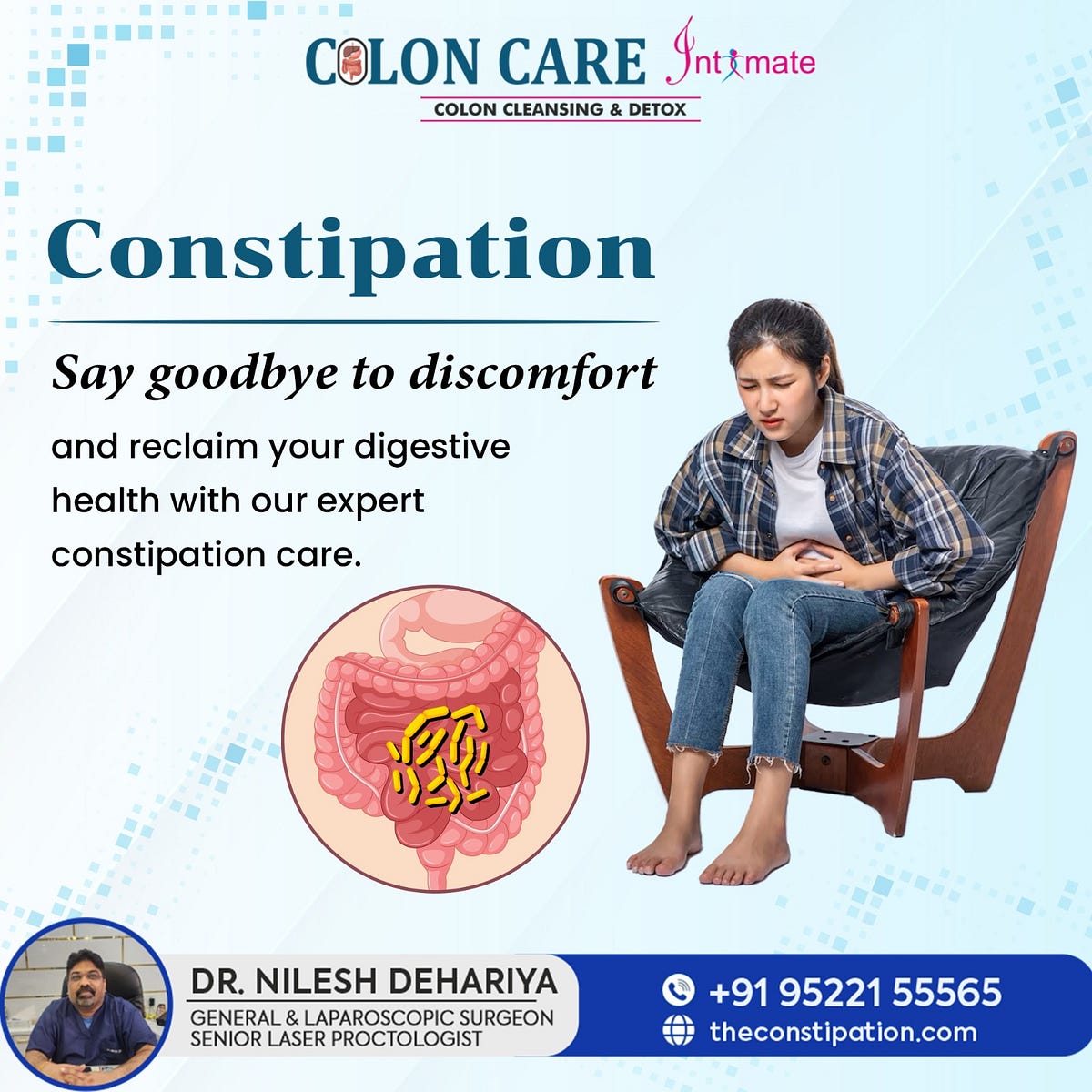 Best Constipation Treatment in Indore | Intimate Clinic ...