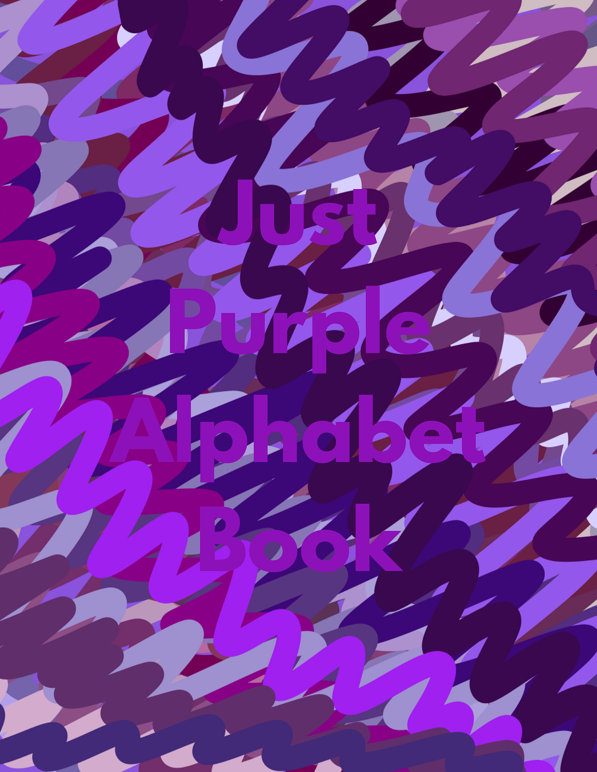 Just Purple Alphabet Book - colorfulalphabetbooks - Medium
