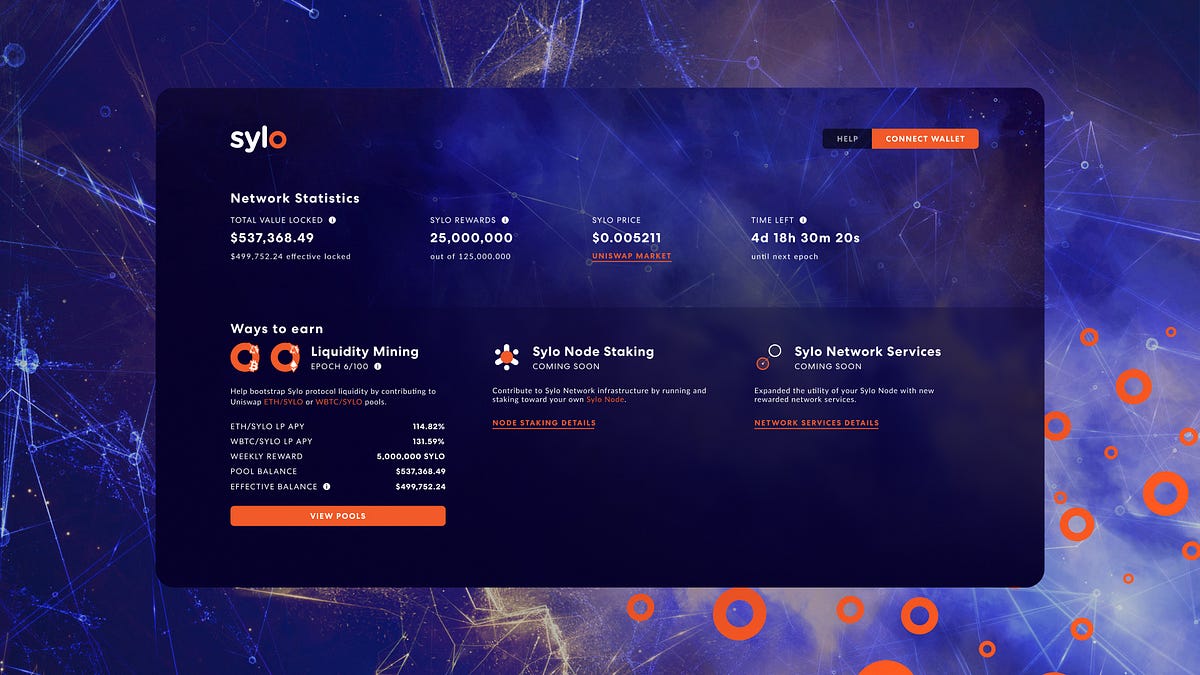 How to set up Sylo Liquidity Mining | by Anabela Rea | Medium