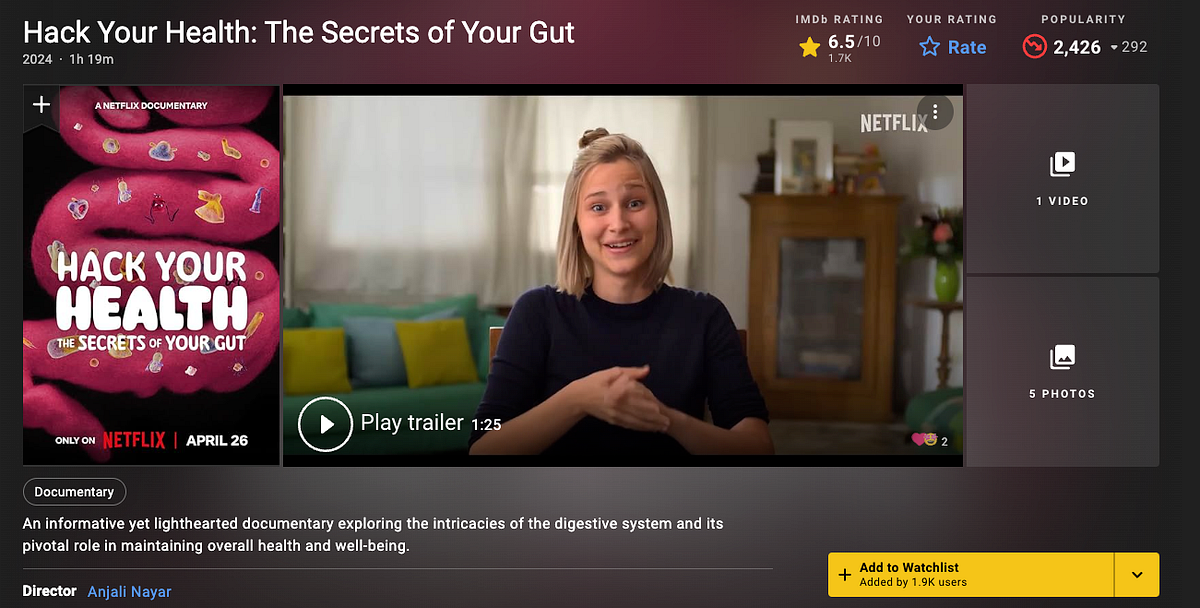 776: Hack your Health: the Secrets of your Gut | by Elle Oh | May, 2024 ...