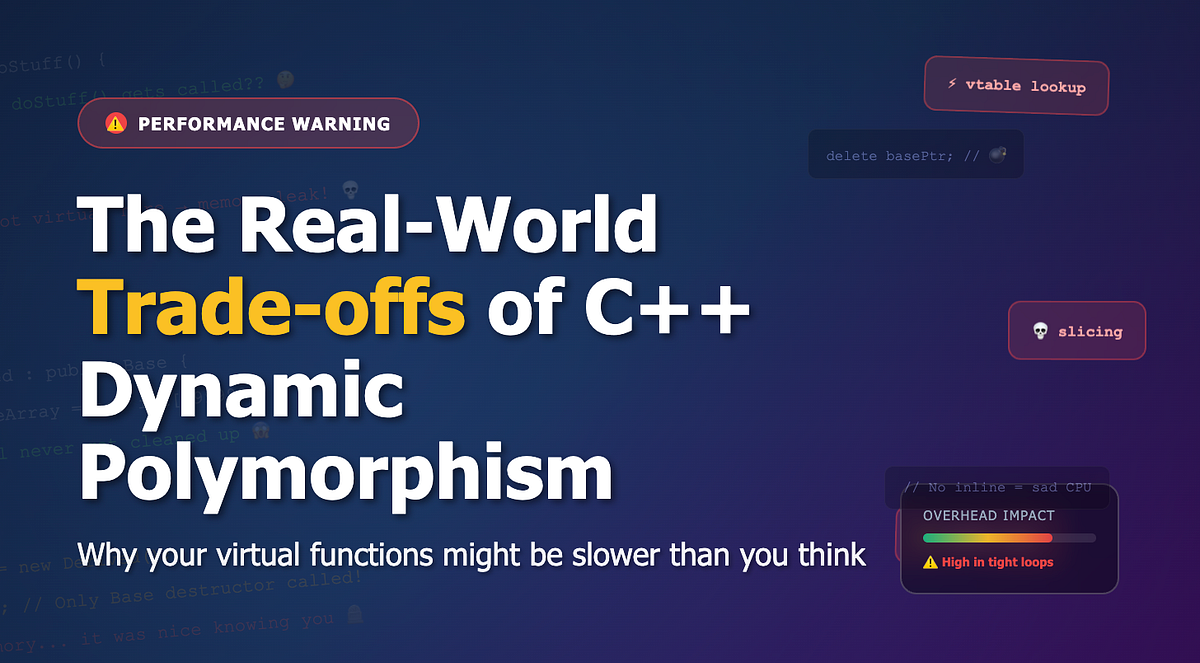 The Real-World Trade-offs of C++ Dynamic Polymorphism | by Sagar | Jan ...