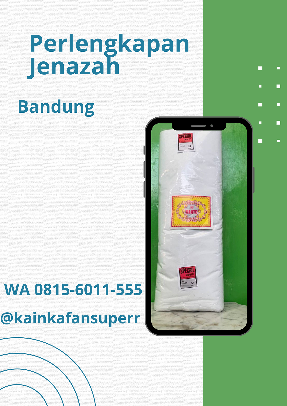 Kain Kafan ORIGINAL BANDUNG Bojongloa Kidul WA 0815–6011–555 | by ...