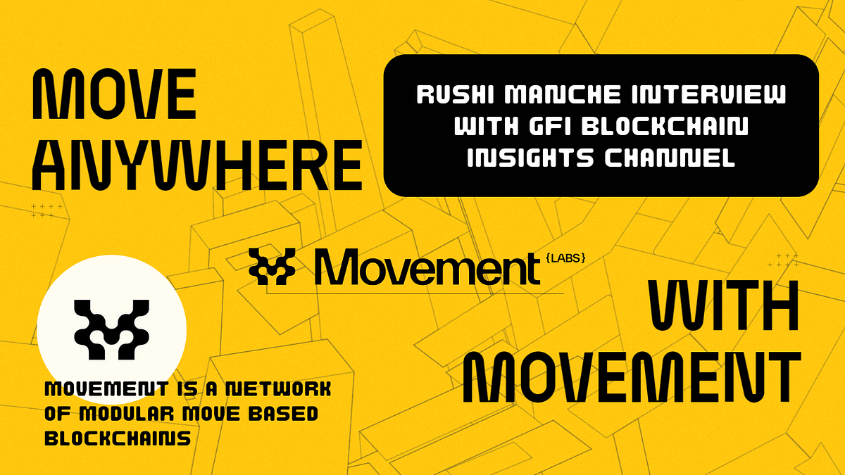 Rushi Manche interview with GFI Blockchain Insights channel | by V ...